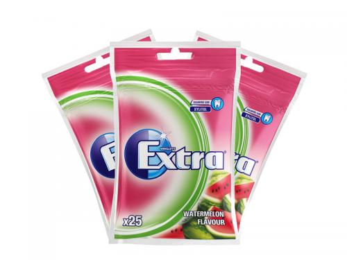 Köp Wrigleys Extra Tuggummi Watermelon 35g x 3st hos Coopers Candy