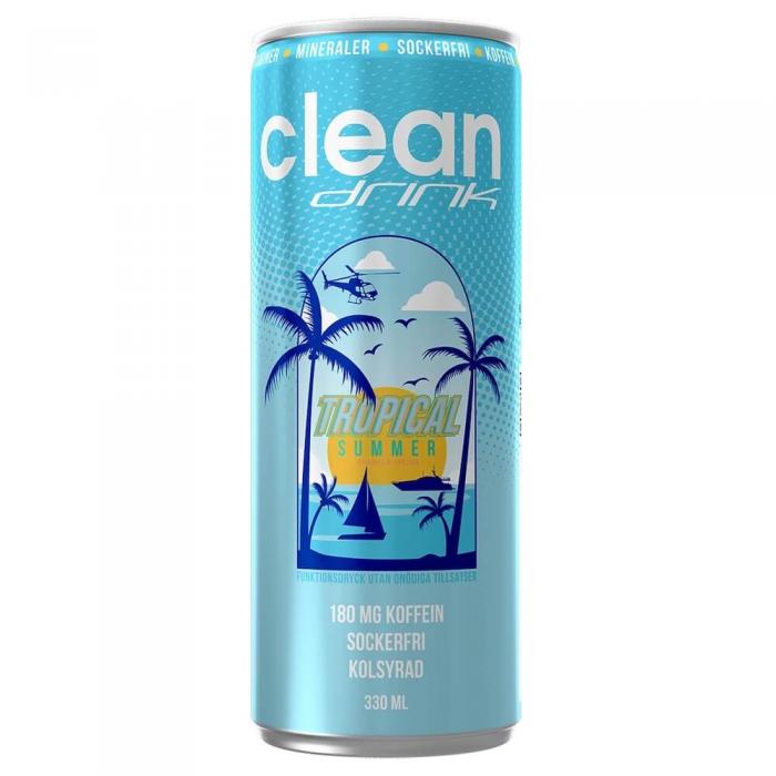 Köp Clean Drink Tropical 33cl hos Coopers Candy