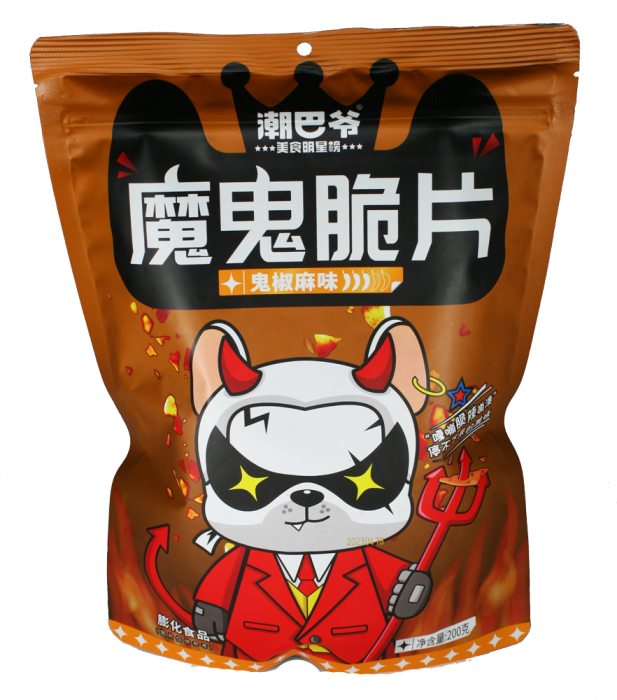 Köp The Devil Chips Mala Flavour 200g hos Coopers Candy