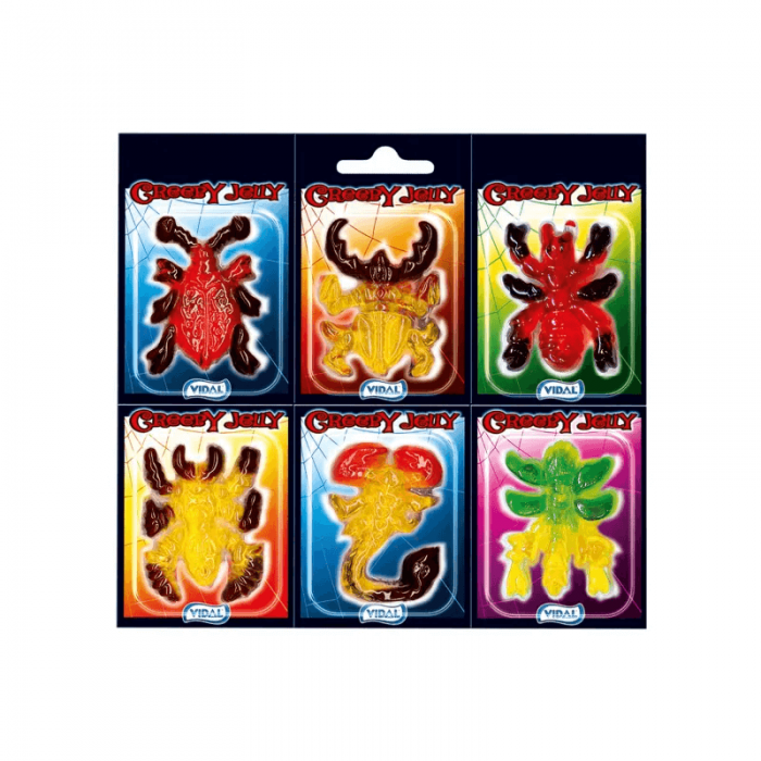 Köp Vidal Creepy Jelly 6-pack 66g hos Coopers Candy