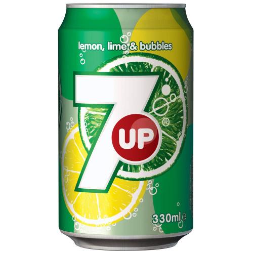 Köp 7up 330ml hos Coopers Candy