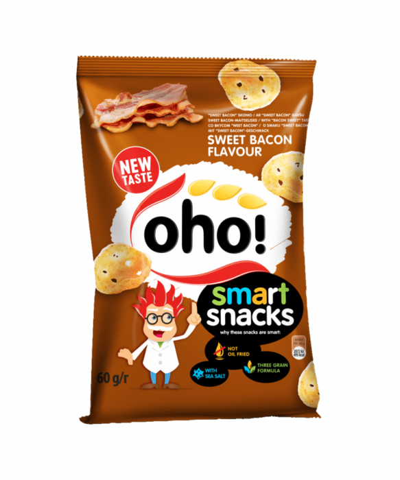 Köp Oho! Snacks Sweet Bacon 50g hos Coopers Candy