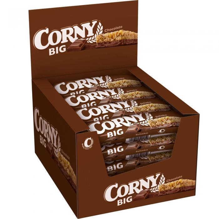 Köp Corny Big Choklad 50g x 24st (hel låda) hos Coopers Candy