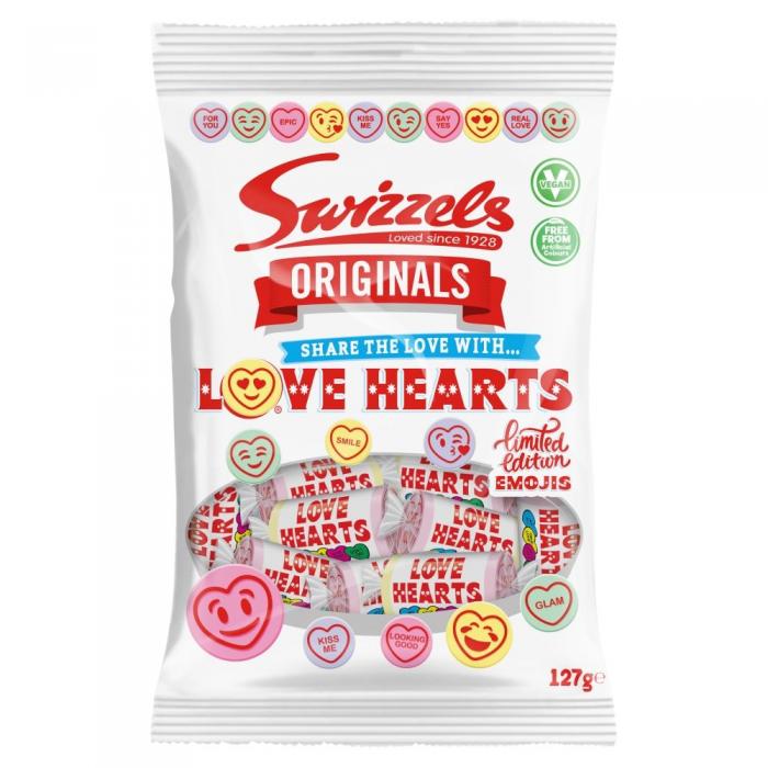 Köp Swizzels Original Love Hearts 127g hos Coopers Candy