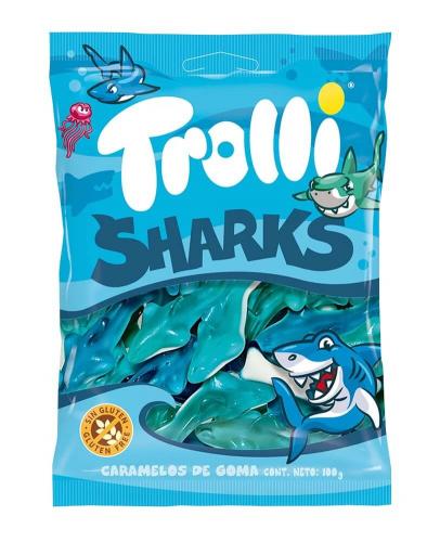 Köp Trolli Hajar 100g hos Coopers Candy