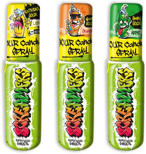 Köp Screamers Sour Candy Spray 30ml (1st) hos Coopers Candy