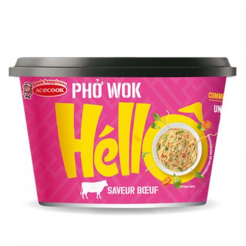 Köp Acecook Rice Noodle Wok - Beef Flavour 76g hos Coopers Candy