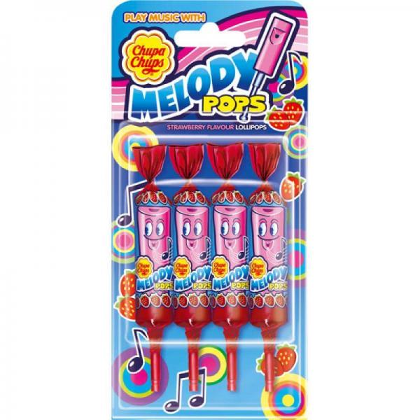 Köp Chupa Chups Melody Pops 4-pack hos Coopers Candy