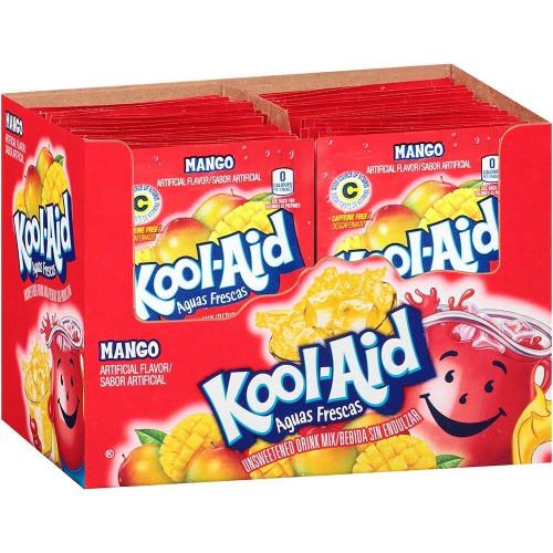 Köp Kool-Aid Soft Drink Mix - Mango 3.96g x 48st hos Coopers Candy