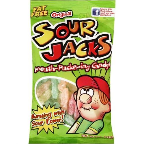 Köp Sour Jacks Original Sour Candy 141g hos Coopers Candy