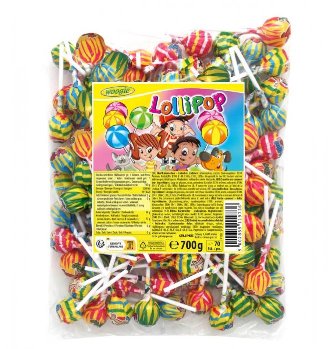 Köp Woogie Lollipops 700g hos Coopers Candy