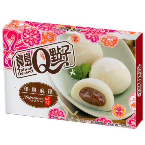 Köp Taiwan Dessert - Mochi Azuki Red Bean 210g hos Coopers Candy
