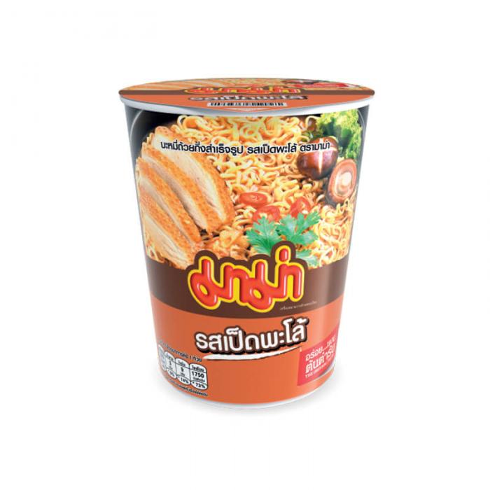 Köp Mama Instant Noodles - Palo Duck Flavour Cup 60g hos Coopers Candy