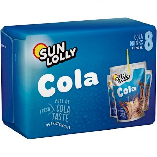 Köp Sun Lolly Drinks 20clx8st Cola Hos Coopers Candy