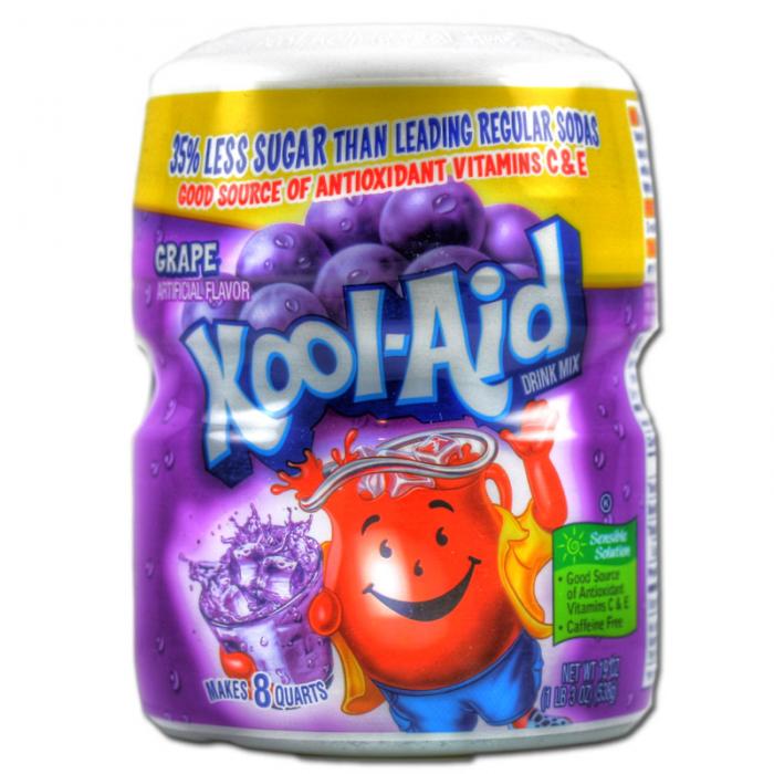 Köp Kool-Aid Grape Burk 538g hos Coopers Candy