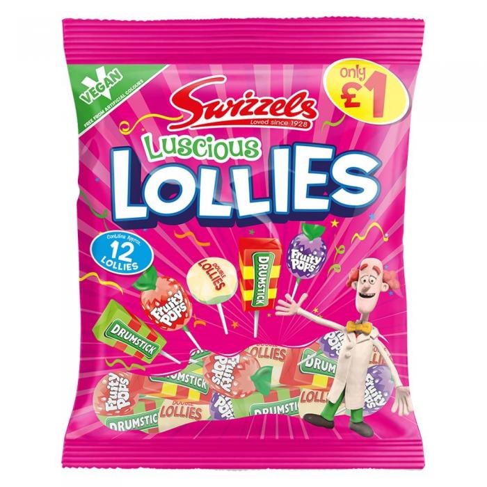 Köp Swizzels Luscious Lollies 132g hos Coopers Candy