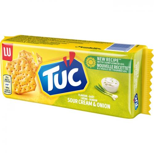 Köp TUC Kex Sourcream & Onion 100g hos Coopers Candy