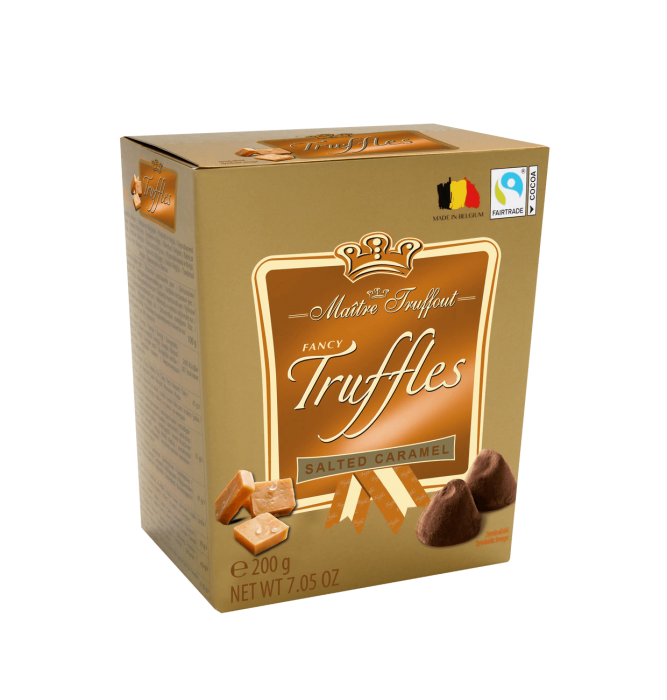 Köp Maitre Truffout Fancy Gold Truffles Salted Caramel 200g hos Coopers ...