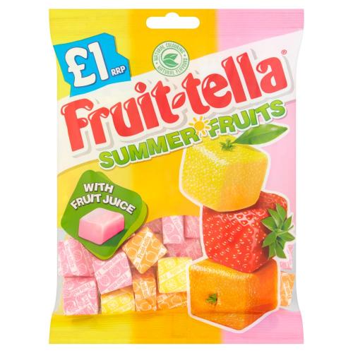 Köp Fruittella Summer Fruits 135g hos Coopers Candy