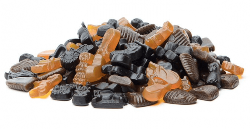 Köp K&H Gemengde Drop 1kg hos Coopers Candy