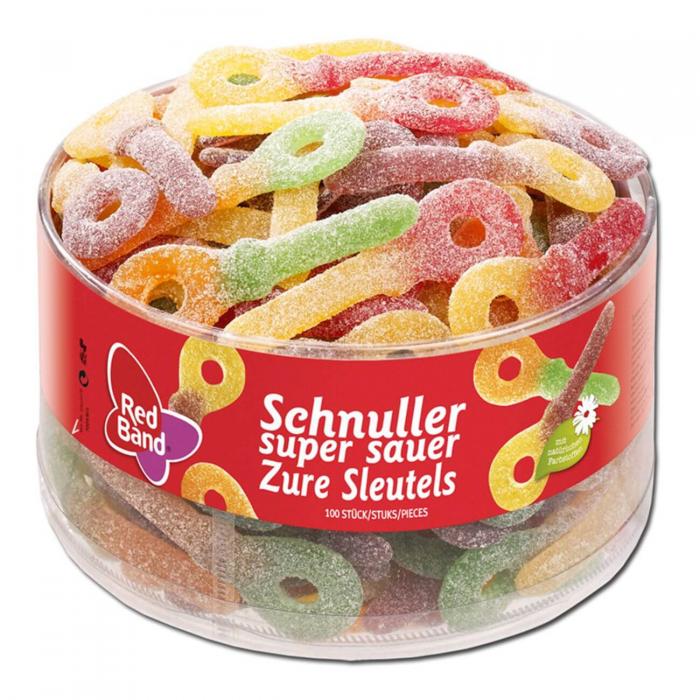 Köp Red Band Super Sura Nappar 1.2kg hos Coopers Candy