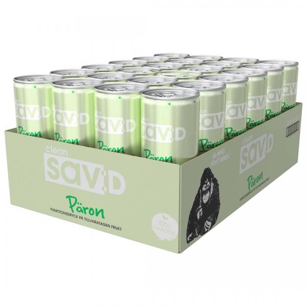Köp Clean Drink savD - Päron 33cl x 24st (helt flak) hos Coopers Candy