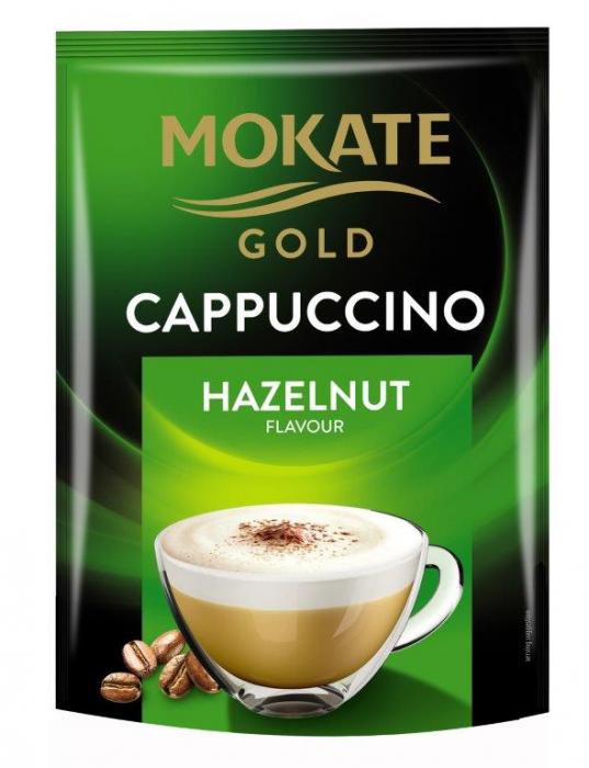 Köp Mokate Gold Instant Cappuccino Hazelnut 100g hos Coopers Candy