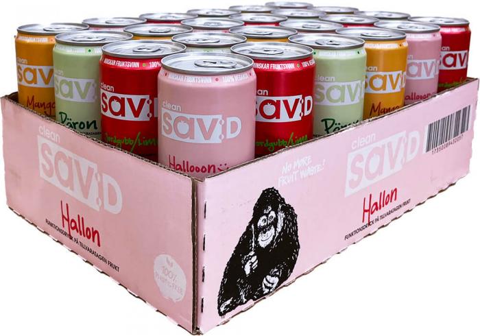 Köp Clean Drink Sav:D Mixflak 33cl x 24st hos Coopers Candy