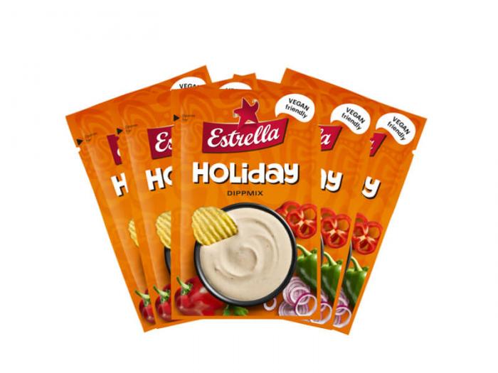 Köp Estrella Dipmix Holiday 26g x 5st hos Coopers Candy