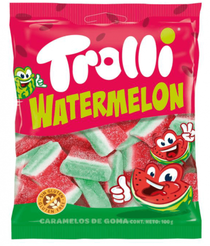 Köp Trolli Watermelon 100g hos Coopers Candy