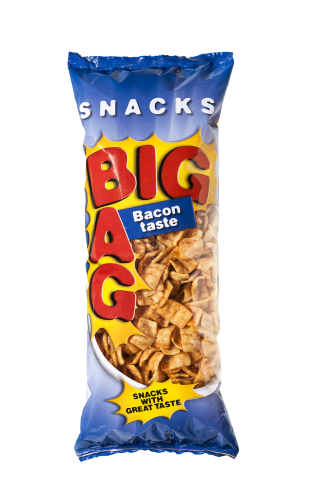 Köp OK Snacks Big Bag Bacon Taste 330g hos Coopers Candy