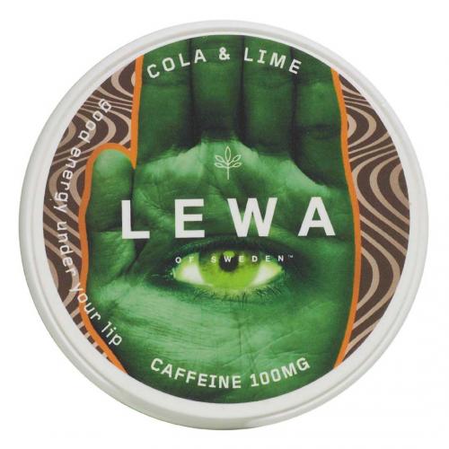 Köp LEWA Cola & Lime Dosa Koffeinpåse hos Coopers Candy