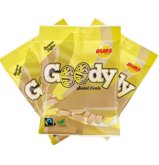 Köp Bubs Goody Sweet Ovals 90g x 3st hos Coopers Candy