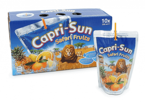 Köp Capri-Sun Safari Fruits 10x20cl hos Coopers Candy