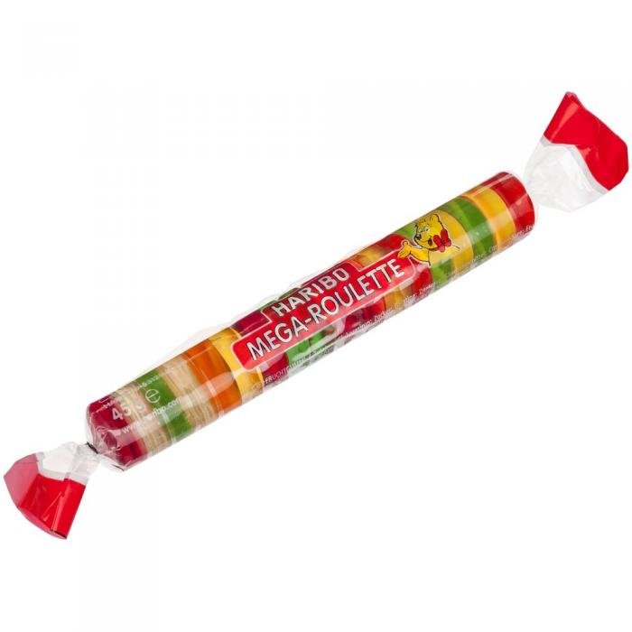 Köp Haribo Mega Roulette Fruit 45g hos Coopers Candy