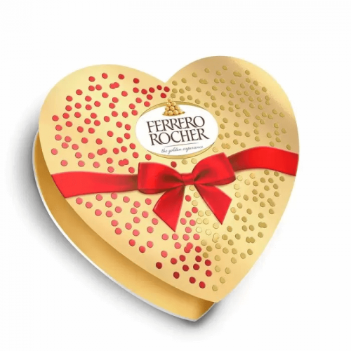 Köp Ferrero Rocher Heart 125g hos Coopers Candy