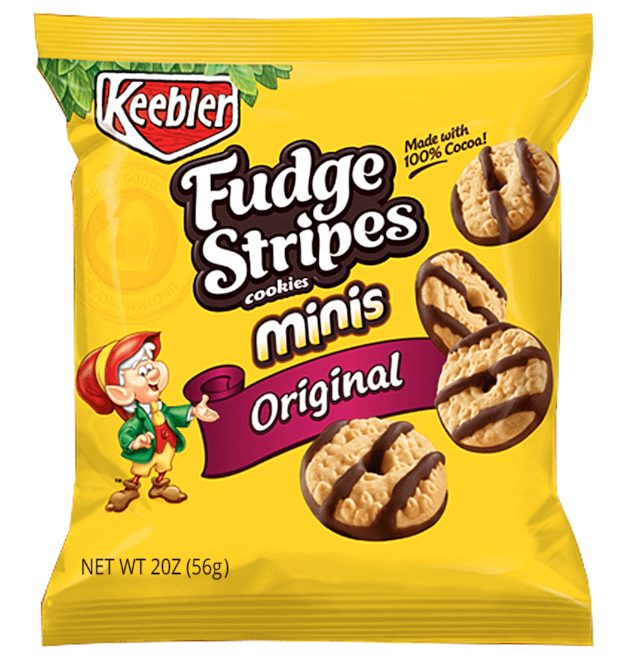 Keebler Mini Fudge Stripes Cookies 56g - present/presenttips