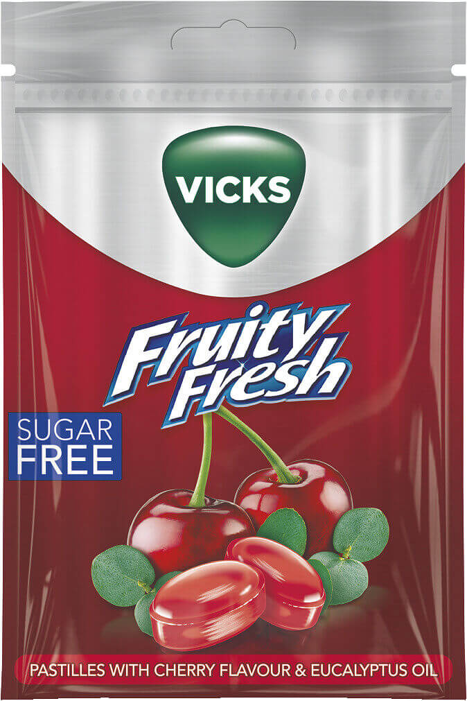 Vicks Cherry & Eucalyptus Halstablett 72g - present/presenttips