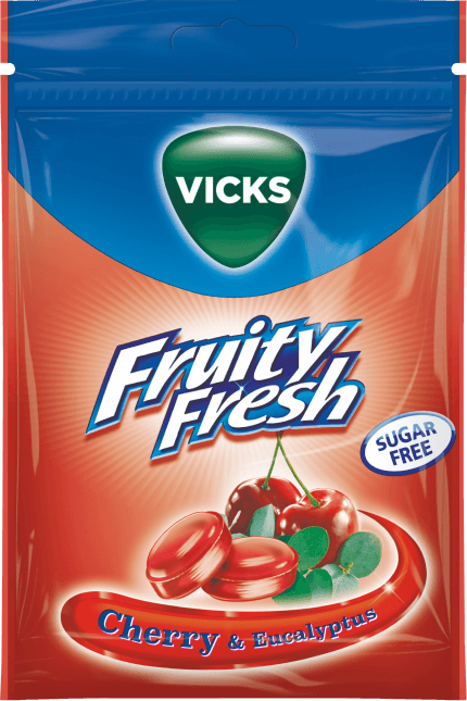 Vicks Cherry & Eucalyptus Halstablett 72g - present/presenttips