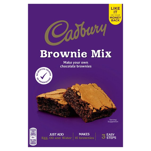 Köp Cadbury Chocolate Brownie Mix 350g hos Coopers Candy Köp Cadbury Chocolate Brownie Mix 350g hos Coopers Candy