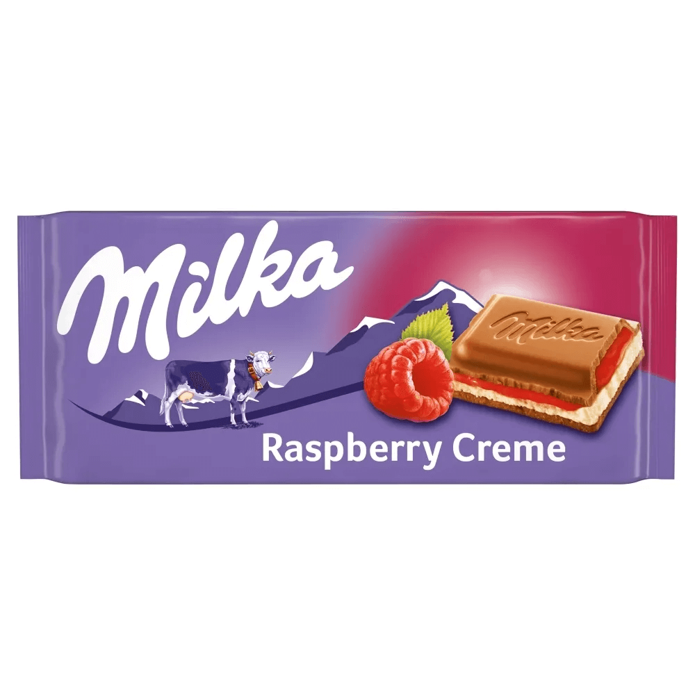Milka Raspberry Creme 100g - present/presenttips