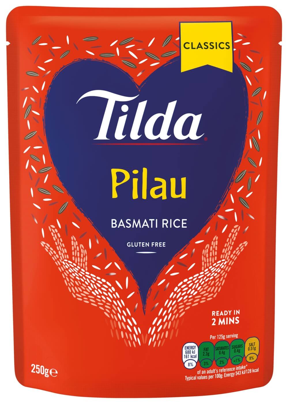 Tilda Steamed Lime & Coriander Basmati Rice 250g - present/presenttips