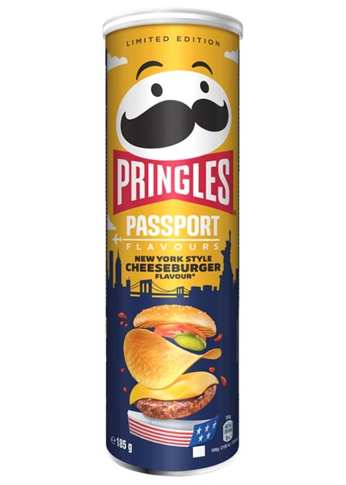 Pringles Passport Cheeseburger LTD 185g - present/presenttips