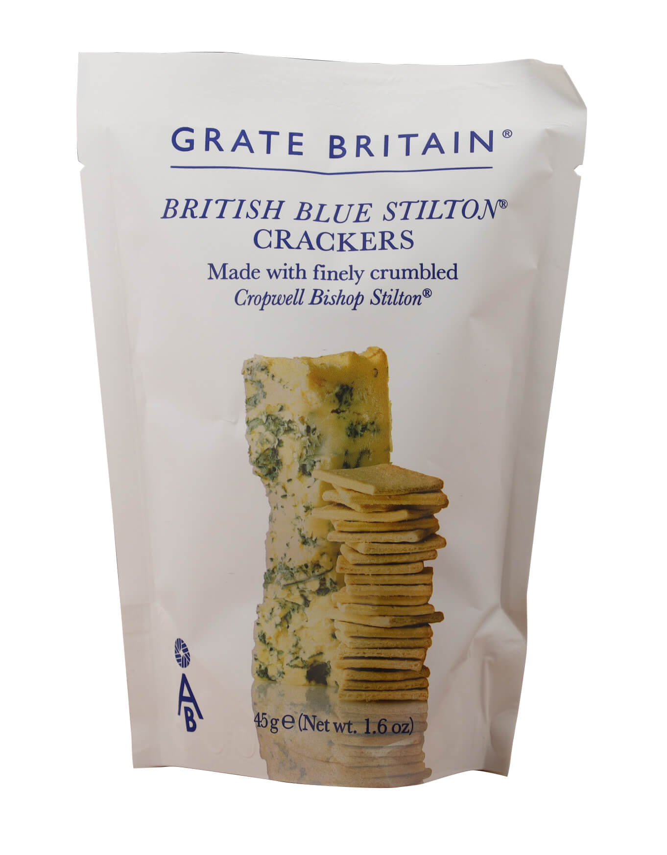 Grate Britain British Blue Stilton Crackers 45g - present/presenttips
